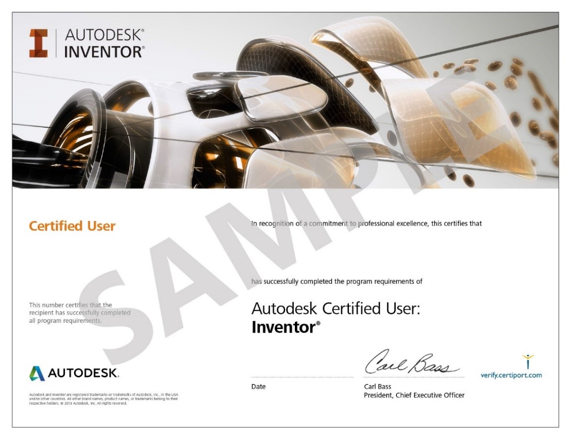 Autodesk Certified User (ACU) ประกาศนียบัตรที่รับรองความสามารถในการใช้ ...