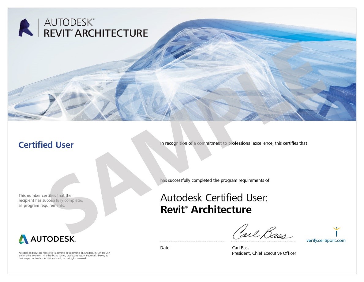 Autodesk Certified User (ACU) ประกาศนียบัตรที่รับรองความสามารถในการใช้ ...